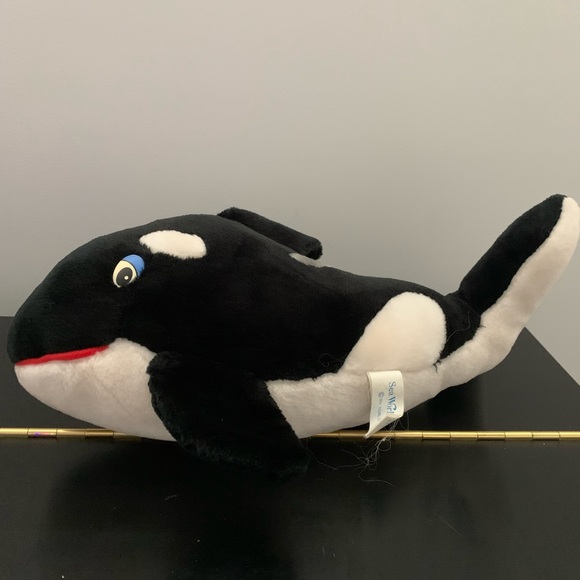 Sea World | Toys | Vintage Sea World Shamu Killer Whale Orca Fish Plush ...